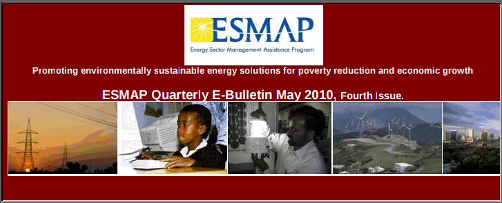 Issue | May 2010 | ESMAP